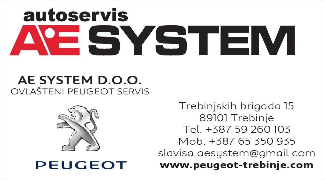 Auto Servis AE SYSTEM – TREBINJE INFO